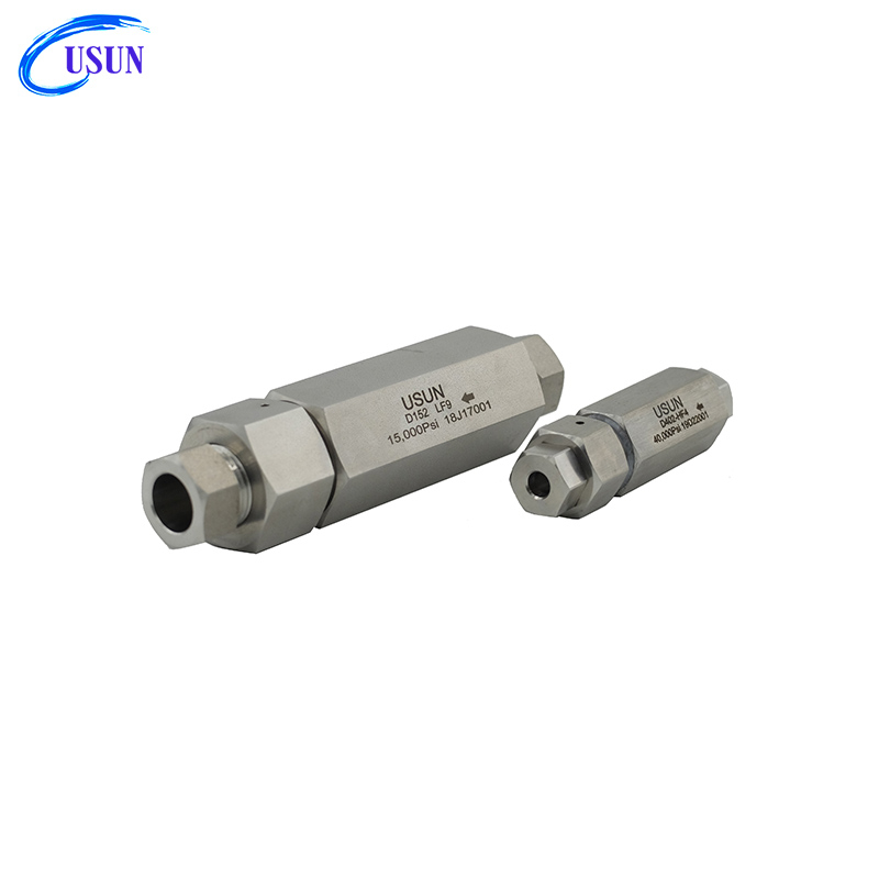 USUN Model:D202 20K PSI Similar Butech high pressure ball check valve ...